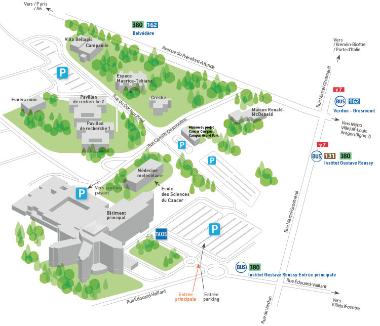 Plan de Gustave Roussy | Gustave Roussy